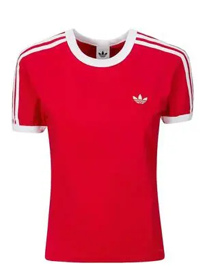 Adidas Slim-fit Logo T-shirt - Red