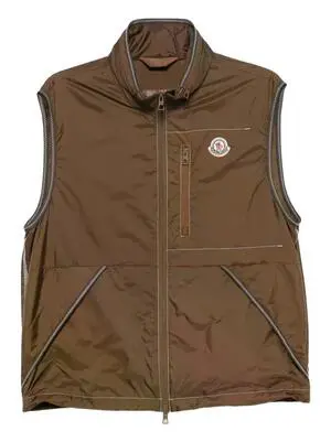 Moncler Sleeveless Gilet - Brown