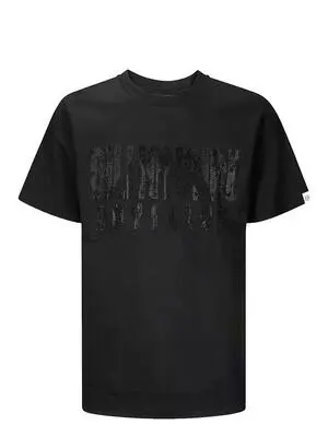 BILLIONAIRE BOYS CLUB Rhinestone Logo T-shirt - Black
