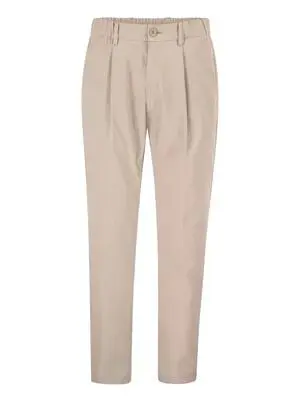 Herno Pleated Trousers - Neutrals