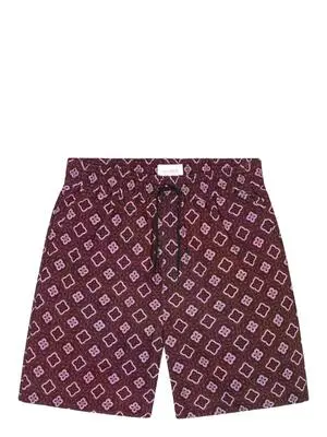 LES DEUX Harry Arabesque Pattern Shorts