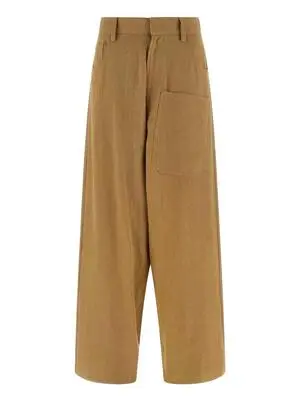MAISON JEJIA Carla Textured Trousers - Yellow