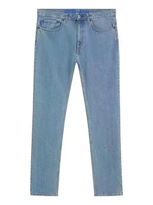 Hugo Back-pocket Straight Leg Jeans - Blue