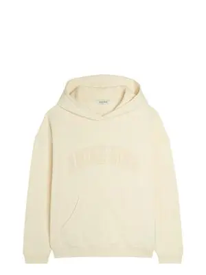 ANINE BING Anine Bing Harvey Cotton Terry Appliqué Hooded Sweatshirt Yellow