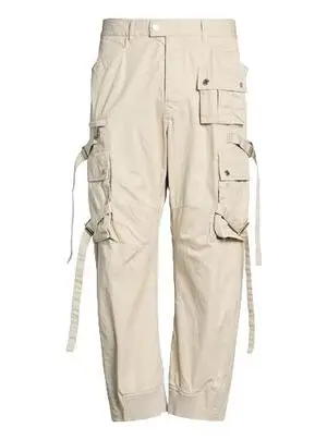 Dsquared2 Cotton Cargo Pants Light Grey