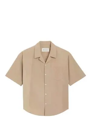 AMI Paris Embroidered Shirt - Neutrals