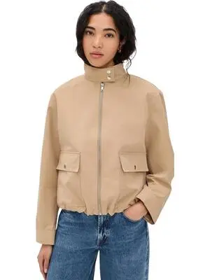 ALIGNE Brody Bomber Jacket - Camel