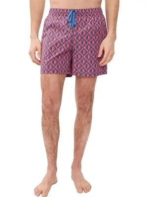 FAIR HARBOR The Bungalow Swim Trunks - Cobalt Suns