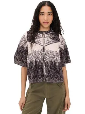 Sea Hedra Print Blouse - Multi