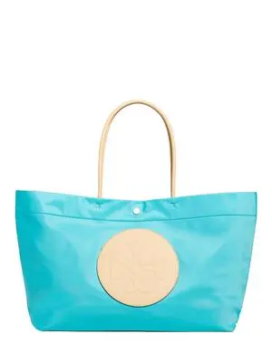 Tory Burch Ella Reversible Tote Bag - Soft Turquoise