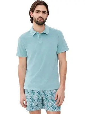 FAIR HARBOR Ravello Terry Polo Bay Blue