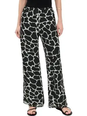 LA LIGNE Freya Silk Pants - Giraffe