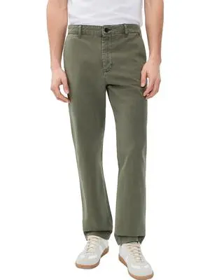 FRAME The Straight Chino Pants - Camo Green