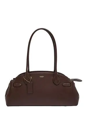 COACH Empire 34 Leather Shoulder Bag - Brown