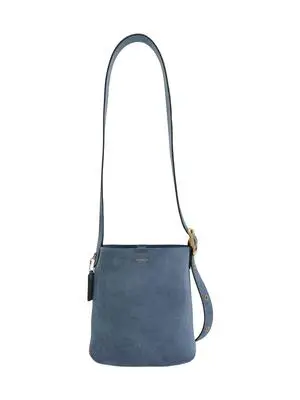 COACH Bleeker 21 Suede Bucket Bag - Denim