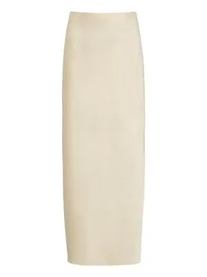Vince Satin Maxi Skirt - Cream