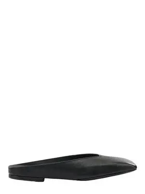 Rick Owens Temple Square-toe Flat Mules - Black