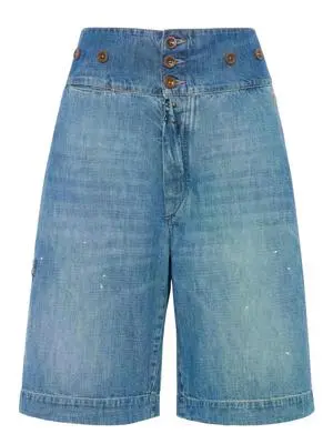 MAISON MARGIELA Denim Shorts - Blue