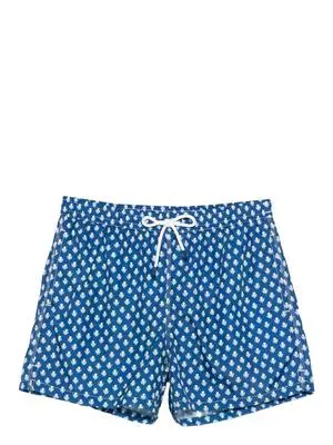 Fedeli Madeira Swim Shorts Blue