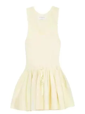 Brandon Maxwell Cleo Mini Dress - Yellow