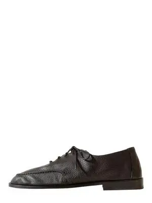 Hereu Juliol Lace-up Leather Loafers - Black