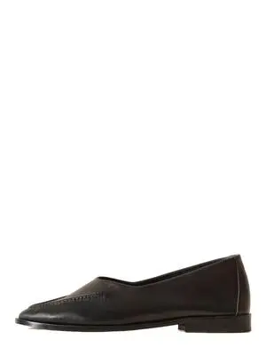 Hereu Juliol W Leather Loafers - Black