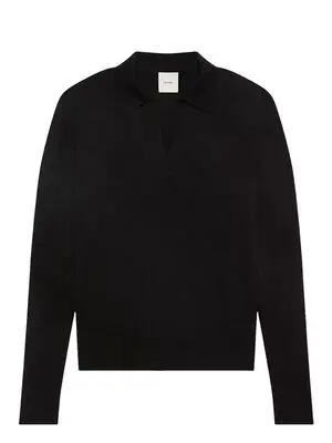Calvin Klein Long Sleeve V-neck Sweater - Black
