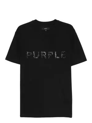 PURPLE BRAND Logo-detail T-shirt