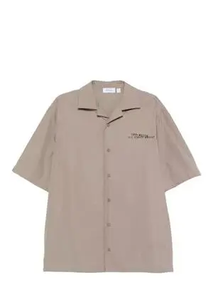 Off-White Buttoned Short-sleeve Shirt - Neutrals