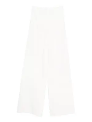 Max Mara Wide-leg Palazzo Pant - White