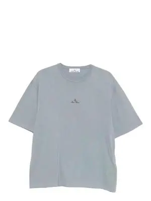 Stone Island Logo T-shirt - Blue