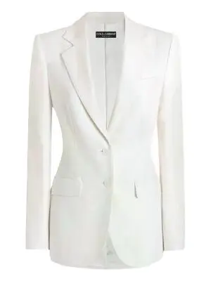 Dolce & Gabbana Buttoned Jacket - White
