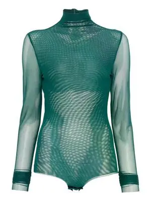 ATU BODY COUTURE High-neck Long-sleeve Top - Green