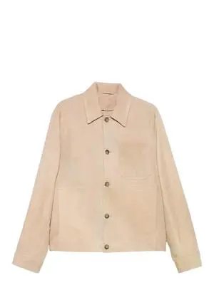Altea Lewin Suede Jacket - Neutrals