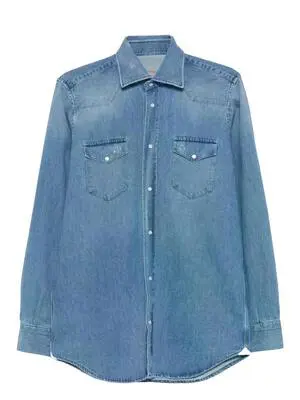 SARTORIO NAPOLI Buttoned Denim Shirt - Blue