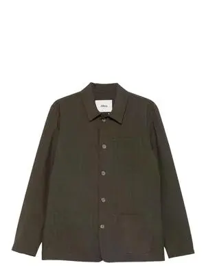 Altea Constantin Seersucker Shirt Jacket - Green