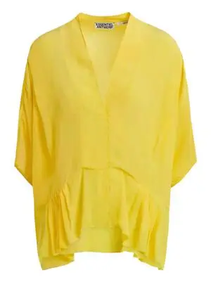 Essentiel Antwerp Ruffled-detail Shirt - Yellow