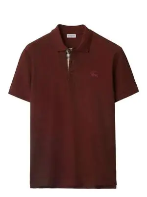 Burberry Cotton Polo Shirt - Red
