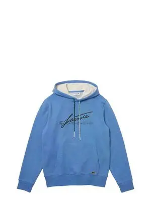 Lacoste Cotton-fleece Hoodie - Blue