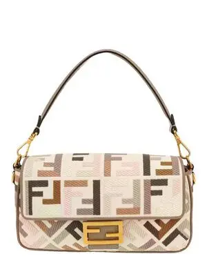Fendi Baguette Shoulder Bag - Neutrals