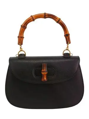 Gucci Bamboo Handbag - Black
