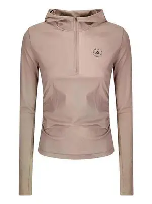 Adidas By Stella McCartney Longsleeve Hooded Knitwear - Neutrals