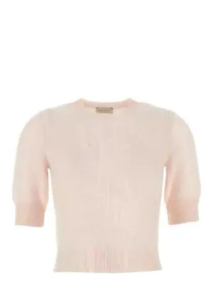 Le Kasha Cashmere Cropped Sweater - Pink