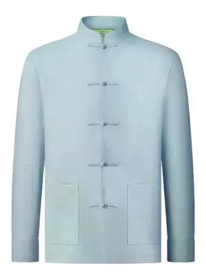 Shanghai Tang Long Sleeve Shirt - Blue