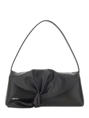 ROTATE BY BIRGER CHRISTENSEN Knot Scarf Shoulder Bag - Black