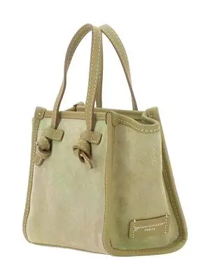 GIANNI CHIARINI Miss Marcella Suede Tote Bag - Green