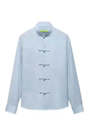 Shanghai Tang Wool Shirt - Blue
