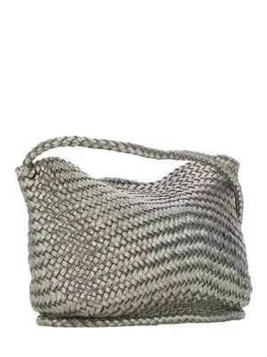 Dragon Diffusion Corsina Interwoven Shoulder Bag - Grey