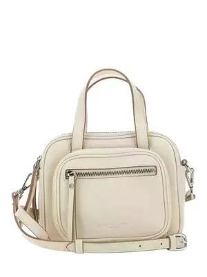 GIANNI CHIARINI Carre Zip-pocket Leather Tote Bag - Neutrals