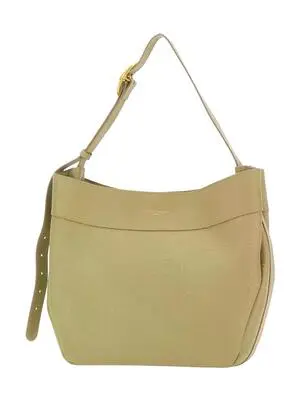 GIANNI CHIARINI Grained Buckle Shoulder Bag - Green